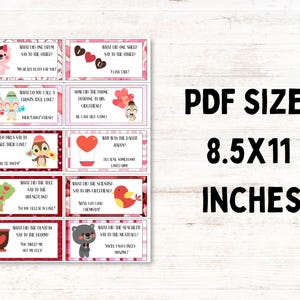 Printable Valentines Day Lunch Box Jokes for Kids; Joke of the Day ...