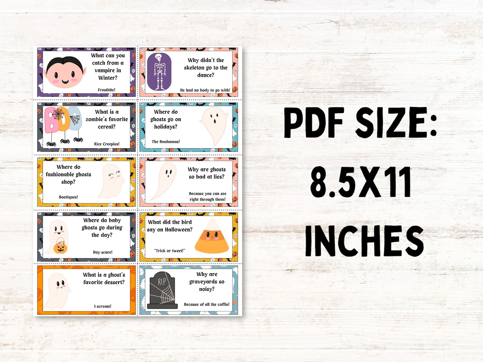 Halloween Lunch Box Jokes for Kids PDF; Printable School Notes; Jokes ...