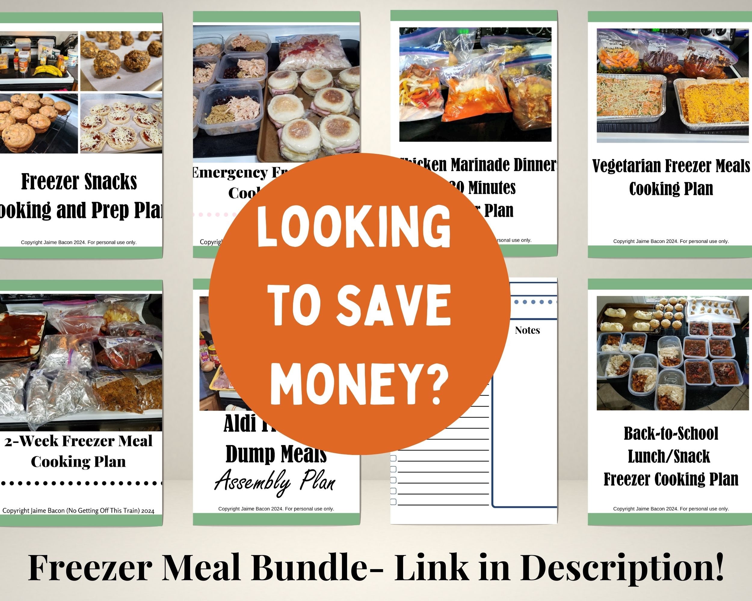 Freezer Dump Meals Assembly Plan; Aldi Dump Meals; Freezer Prep; Meal ...