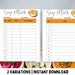 Soup Potluck Sign up Sheet PDF Printable Soup Sign up Sheet Soup ...