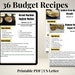 Budget Meals Recipe Book PDF; Printable Budget Recipe Book; 36 Money ...