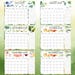2025 Botanical Calendar Printable; Watercolor Plants Calendar PDF ...