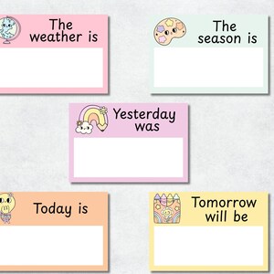 Classroom Calendar Set Printable; Pastel Groovy Classroom Decor; Retro ...