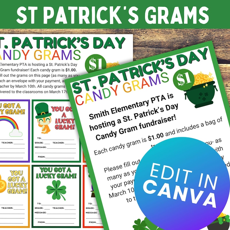 St Patricks Day Candy Grams - Etsy
