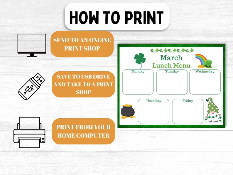 Kids School Lunch Menu; Monthly Lunch & Snack Menu Templates; Fillable ...