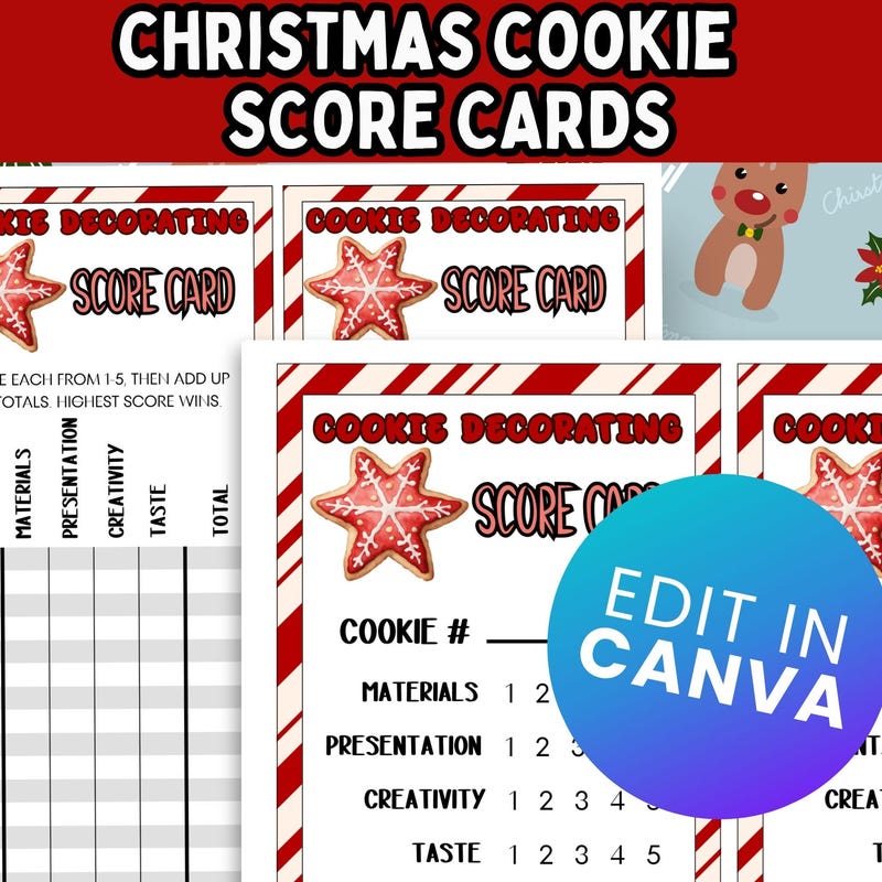Bake off Score Cards - Etsy