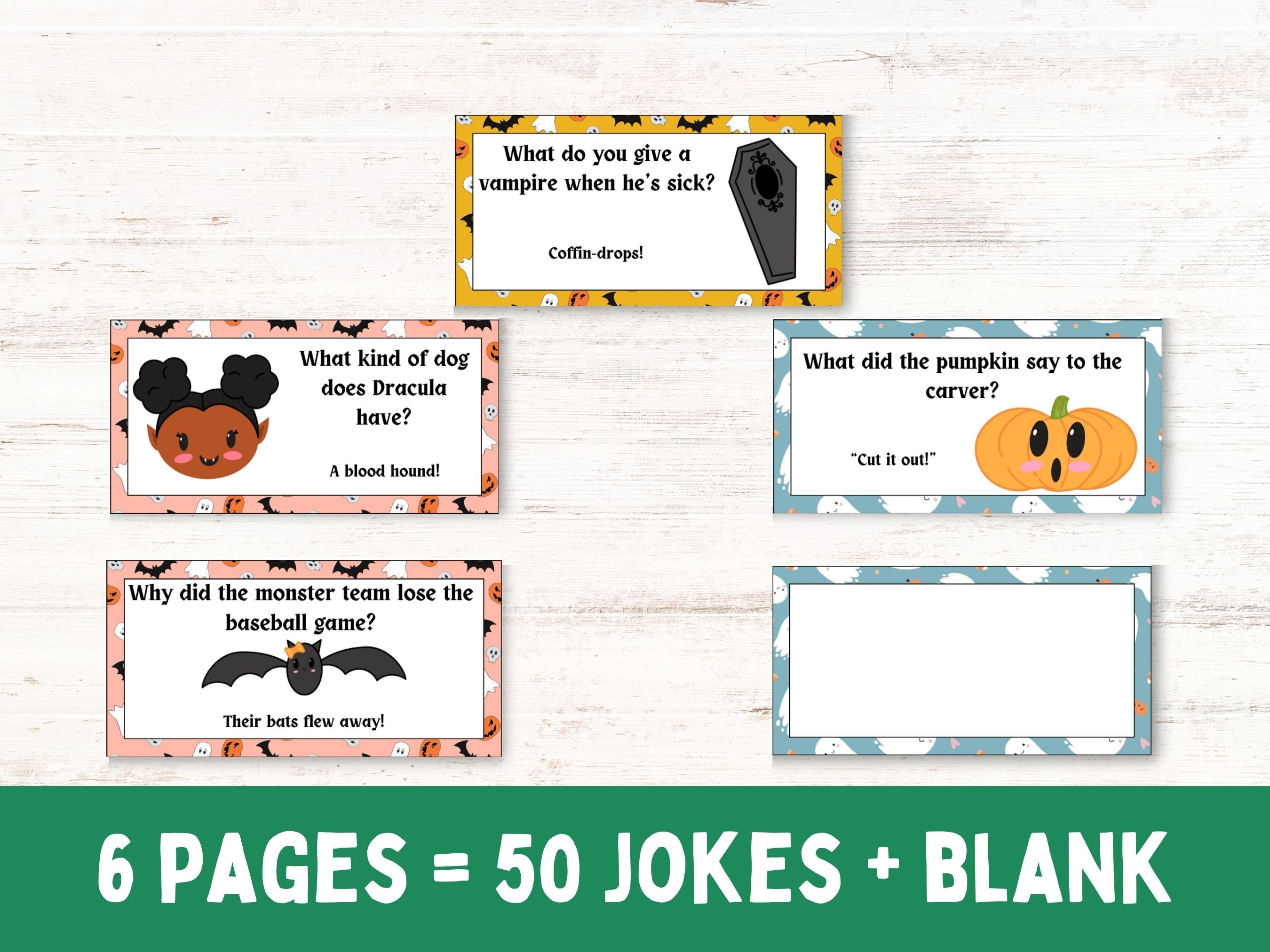 Halloween Lunch Box Jokes for Kids PDF; Printable School Notes; Jokes ...