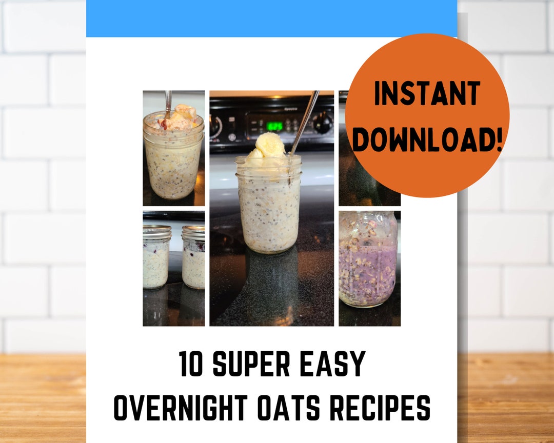 Overnight Oats Recipe Book PDF; Healthy Breakfast Recipes; Meal Prep ...