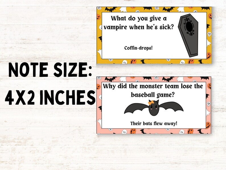 Halloween Lunch Box Jokes for Kids PDF; Printable School Notes; Jokes ...
