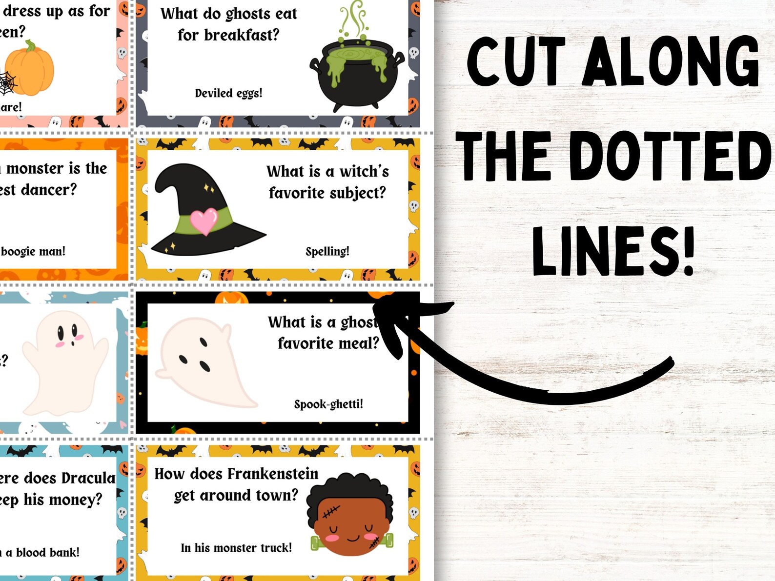 Halloween Lunch Box Jokes for Kids PDF; Printable School Notes; Jokes ...