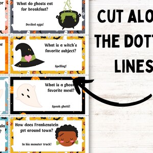Halloween Lunch Box Jokes for Kids PDF; Printable School Notes; Jokes ...
