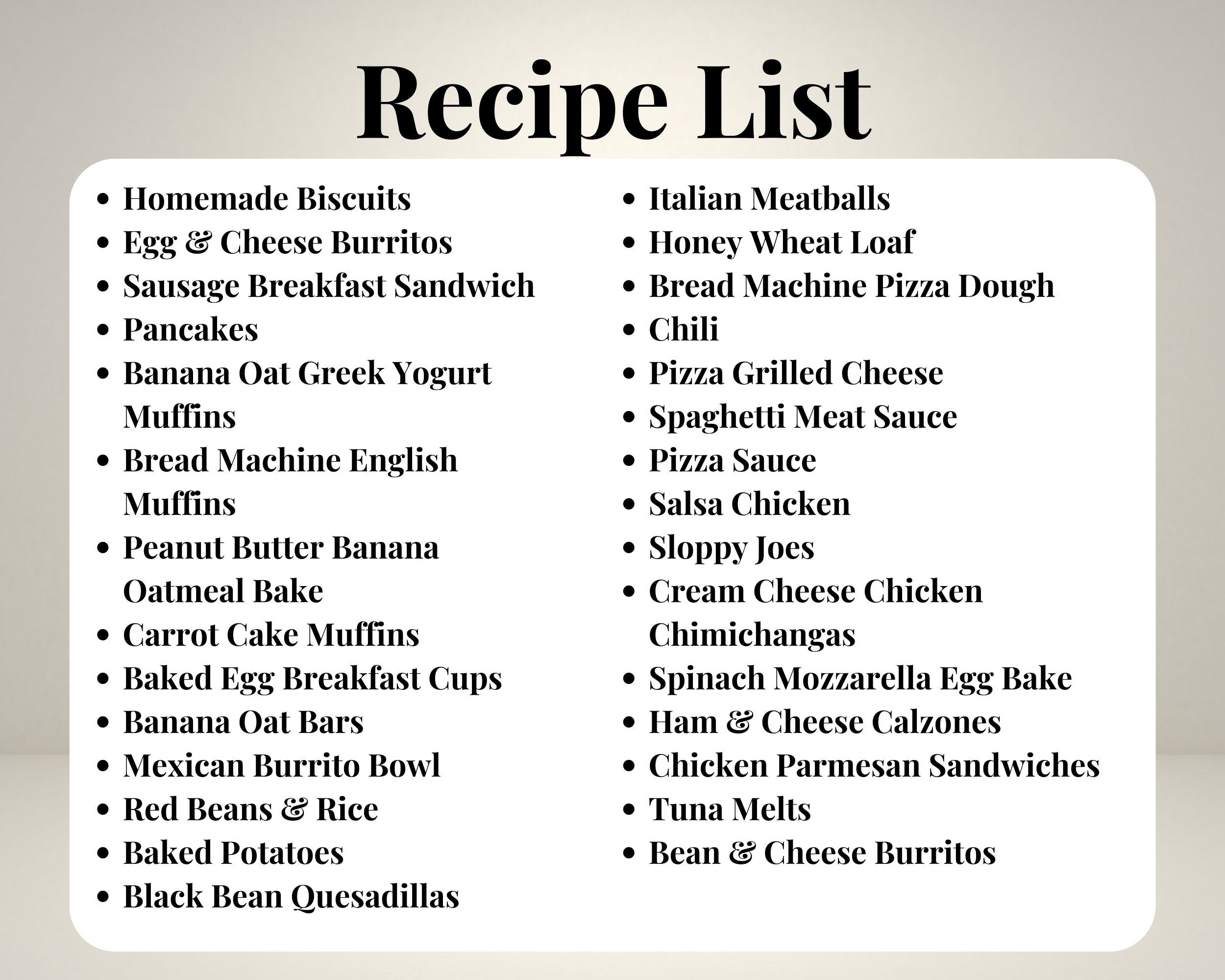 Budget Meals Recipe Book PDF; Printable Budget Recipe Book; 36 Money ...