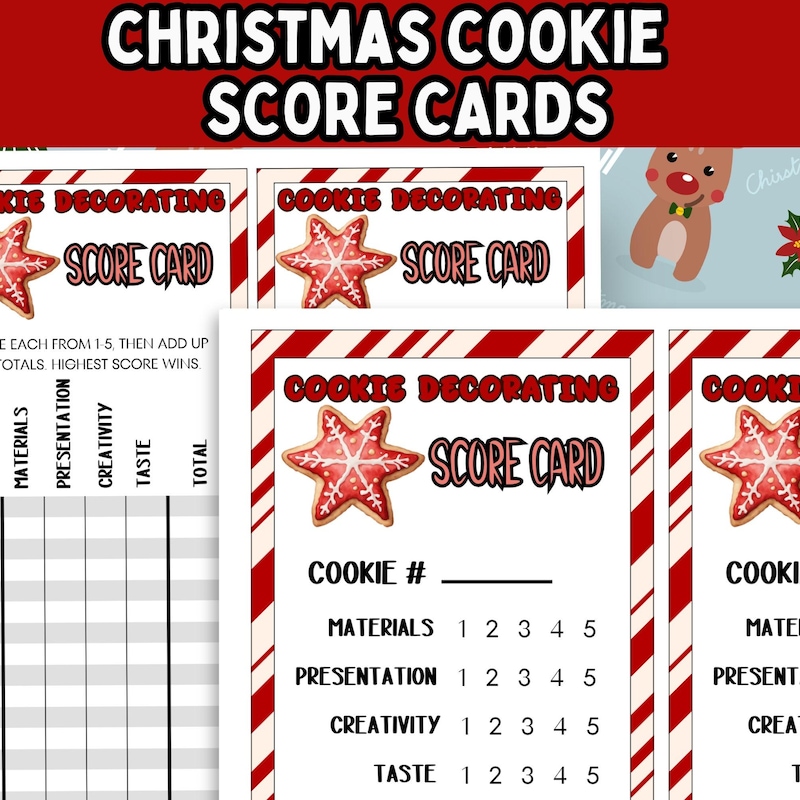 Bake off Score Cards - Etsy
