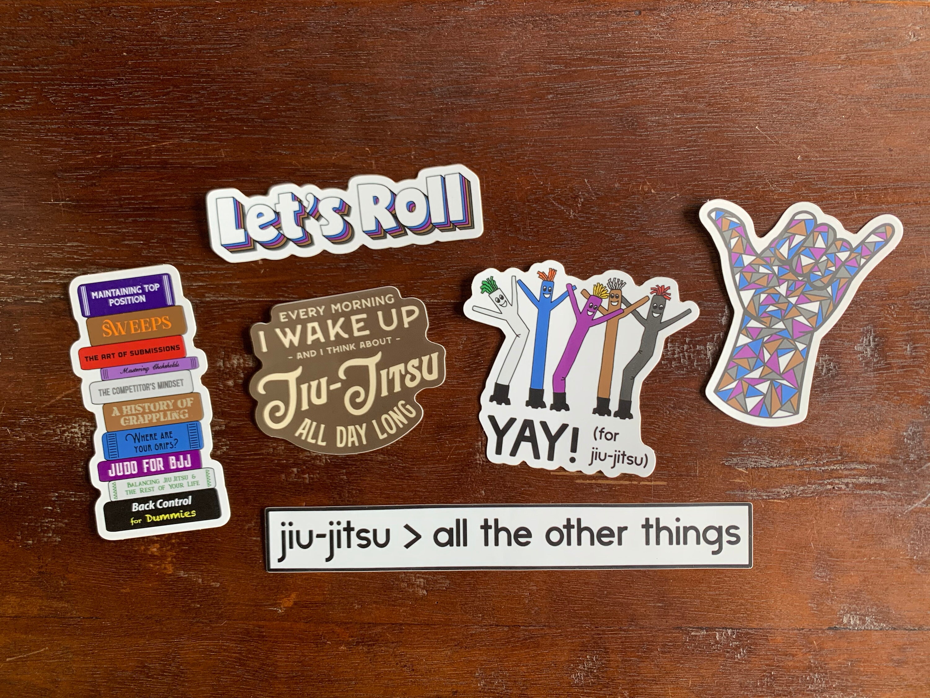 BJJ Reading Material Sticker - Jiu-jitsu Books Vinyl Decal - Etsy