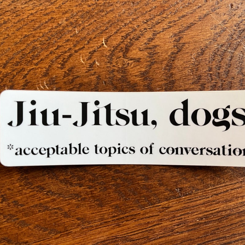 Funny Jiujitsu Stickers - Etsy