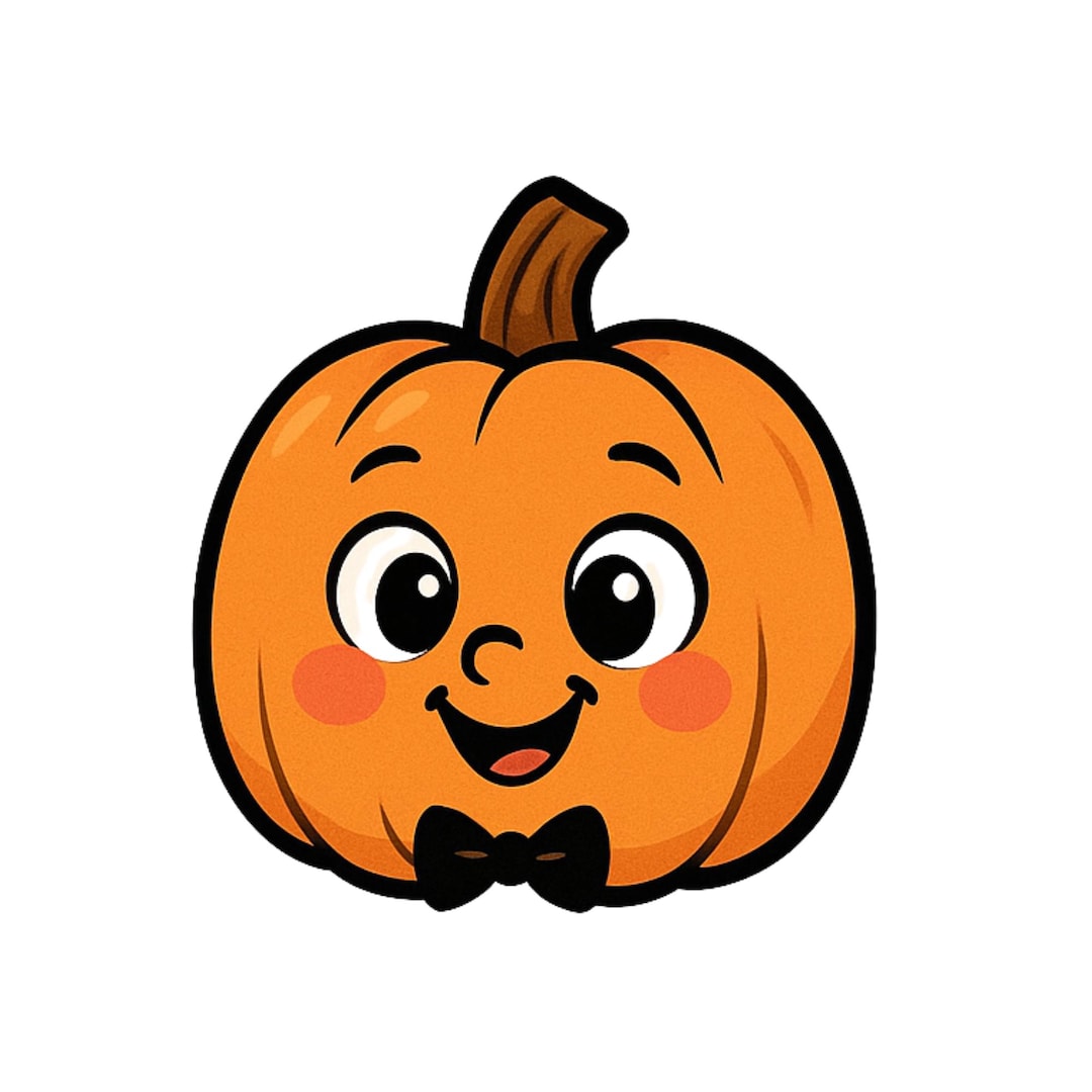 Male Pumpkin Clipart | Fall Thanksgiving PNG (digital Download) - Etsy