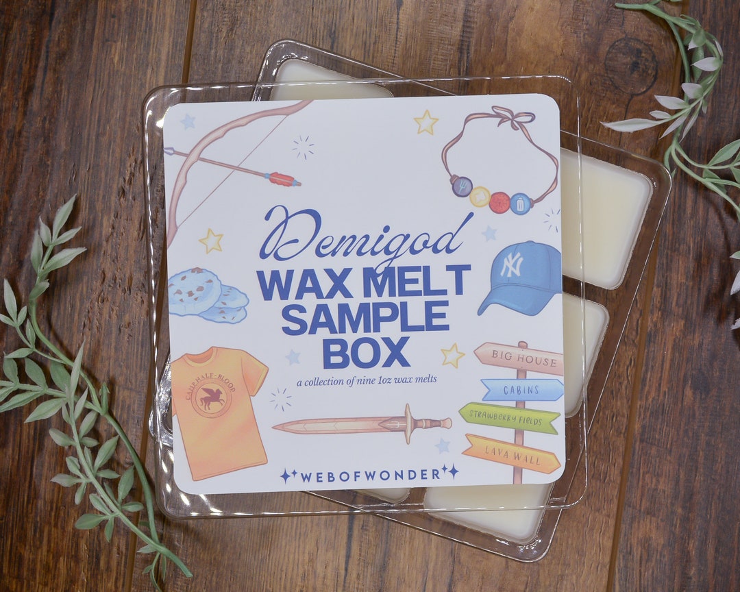 Demigod Wax Melt Sample Box Percy Jackson / Heroes of Olympus Bookish ...