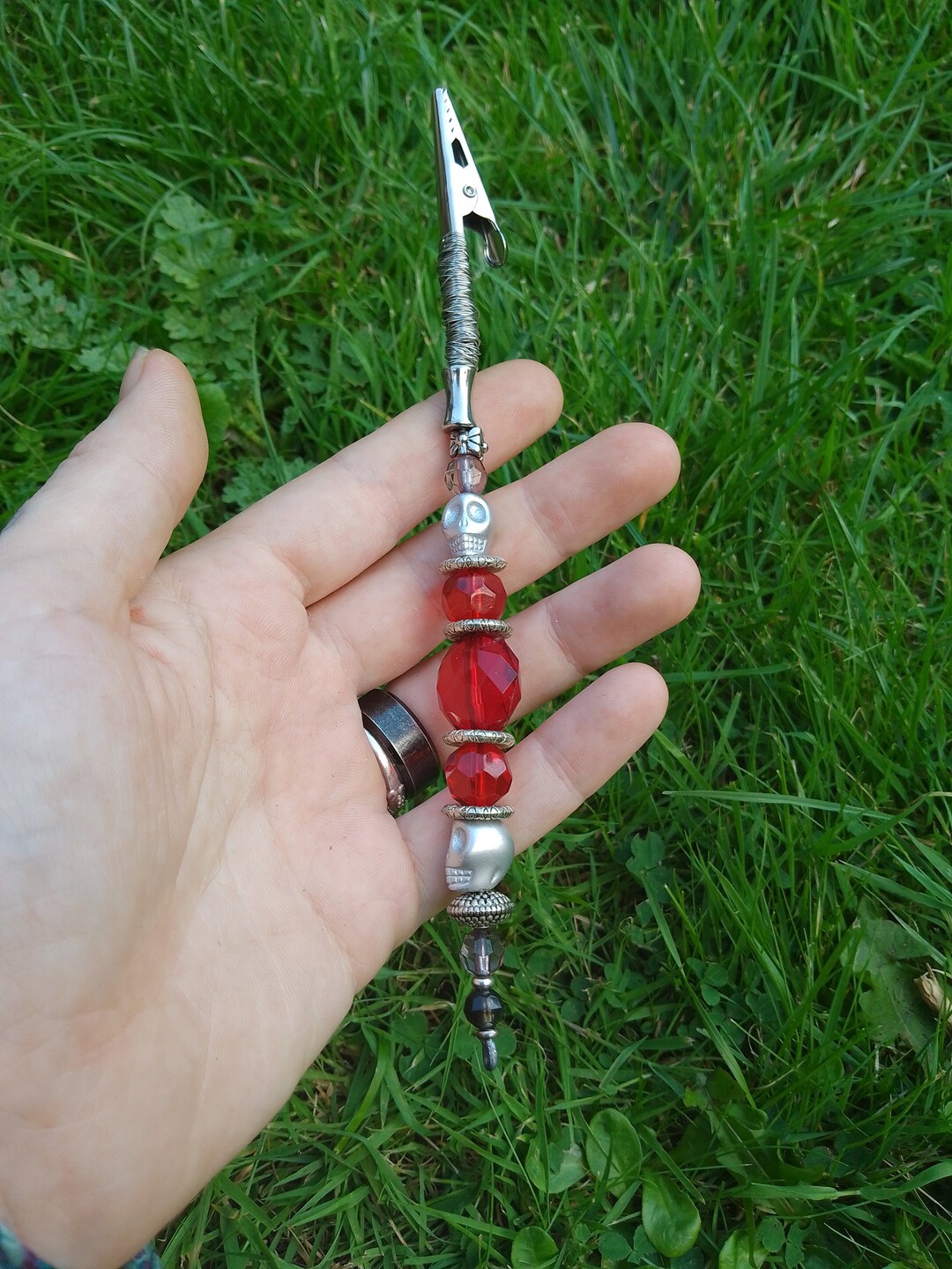 Handmade Cigarette Holder /card Holder /zipper Grabber. A Wand to Put ...