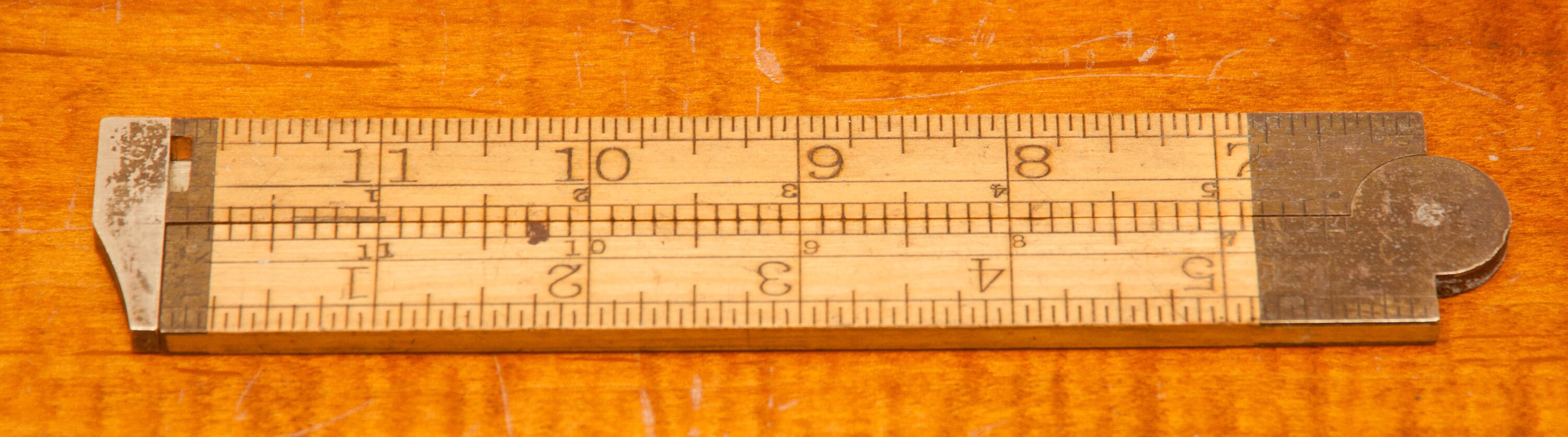 Stanley no. 36 1/2 Boxwood & Brass folding ruler with | Etsy