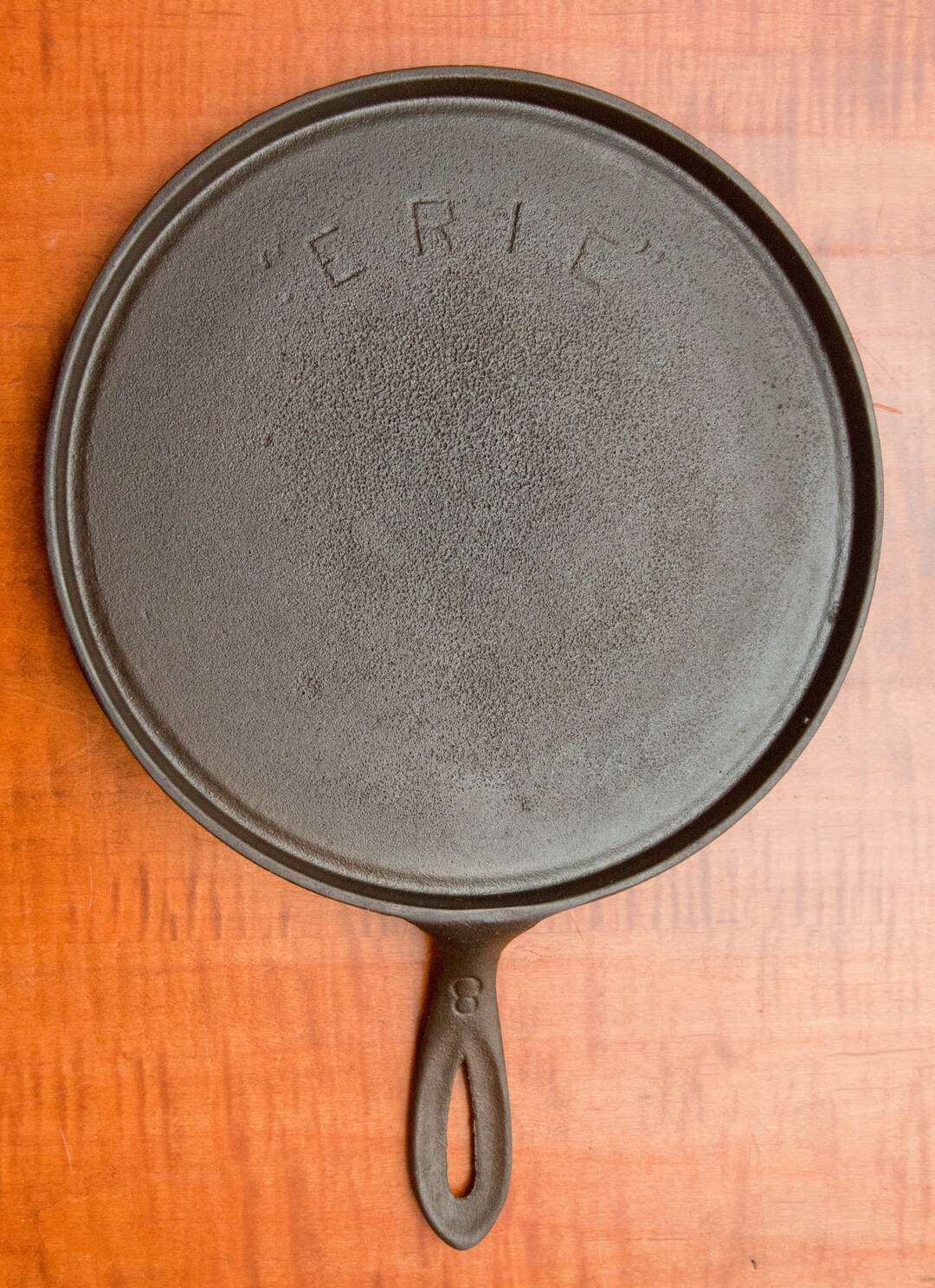 Hard to Find erie' No.8 Cast Iron Hand Griddle - Etsy