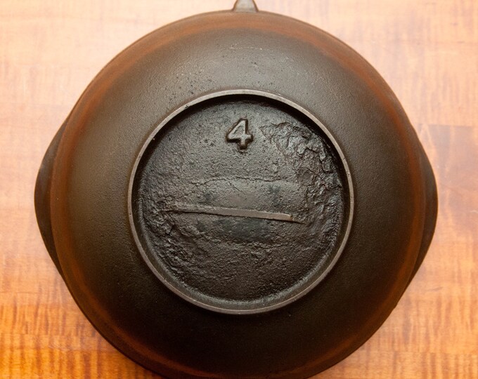 Antique Gate Mark Cast Iron #4 Scotch Bowl With Heat Ring - Etsy