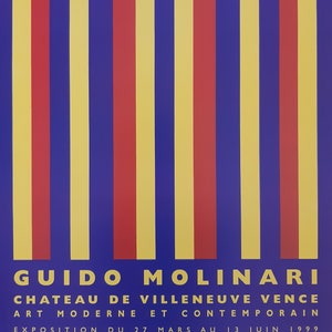 Guido Molinari Original Art Exhibition Poster - 15.7"×23.6" (40×60cm ...