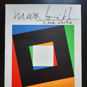Max Bill Original Poster - Etsy