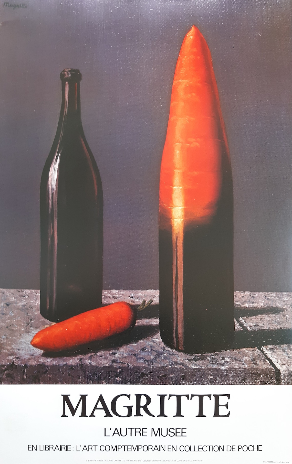 Rene Magritte Original Art Poster - Etsy