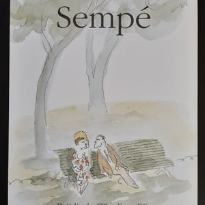 Sempé Original Exhibition Poster - Etsy