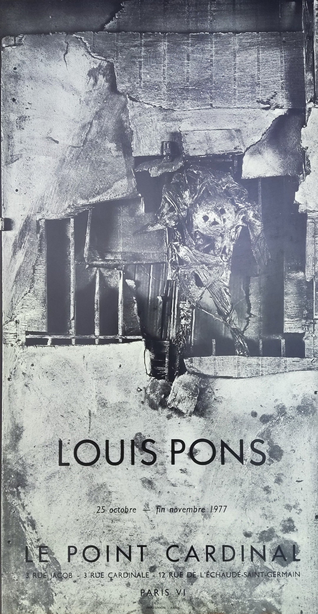 Louis Pons Original Art Exhibition Poster - 14.2"×26.8" (36×68cm) - Etsy