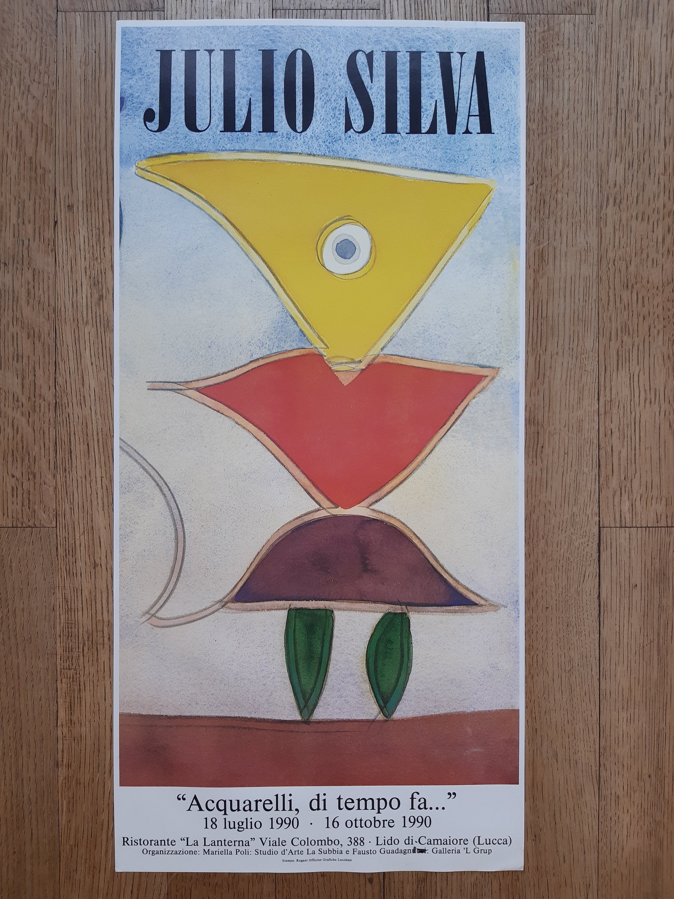 Julio Silva Original Art Exhibition Poster - Etsy