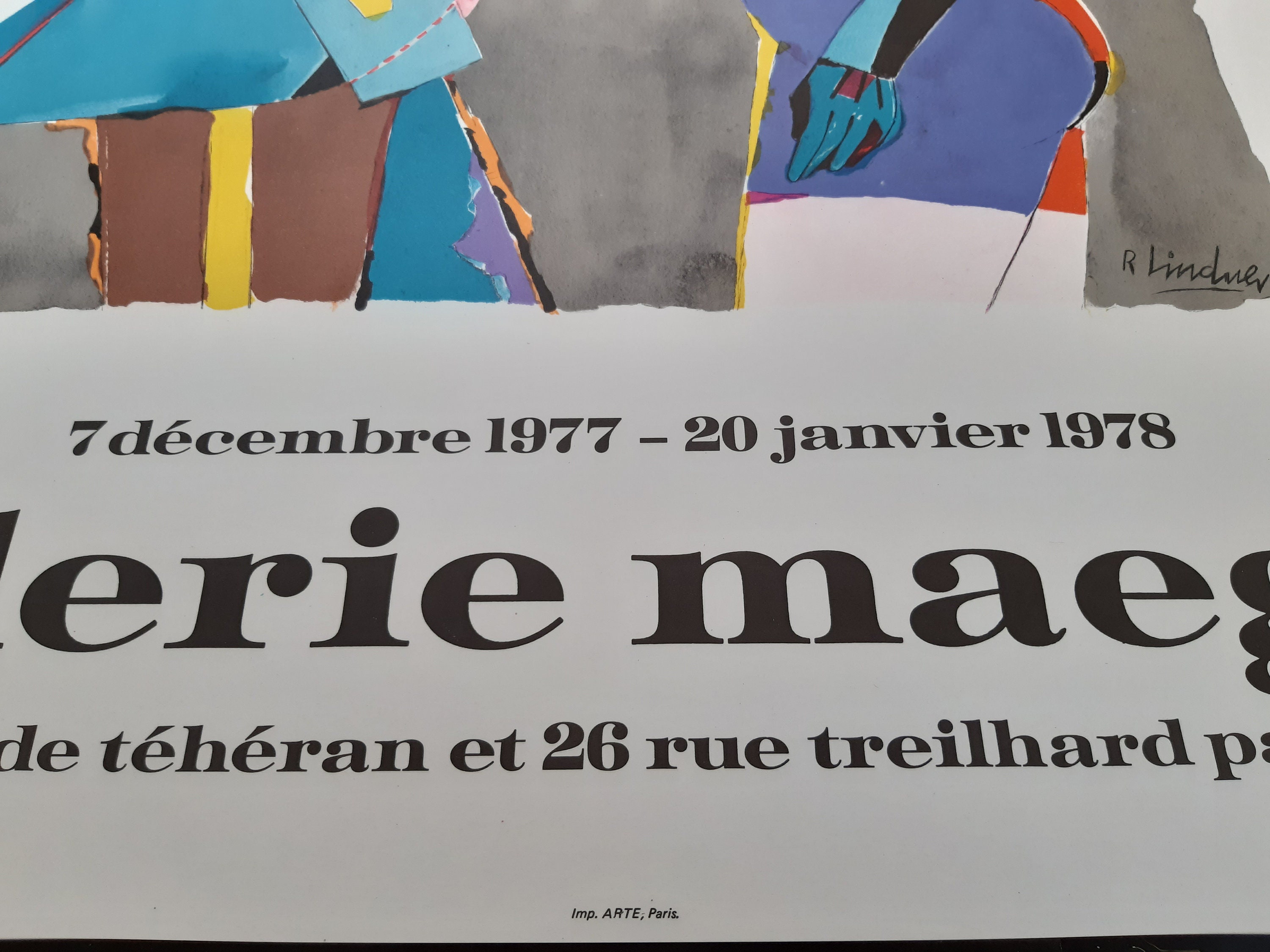 Richard Lindner Original Art Exhibition Poster Pop Art - Etsy