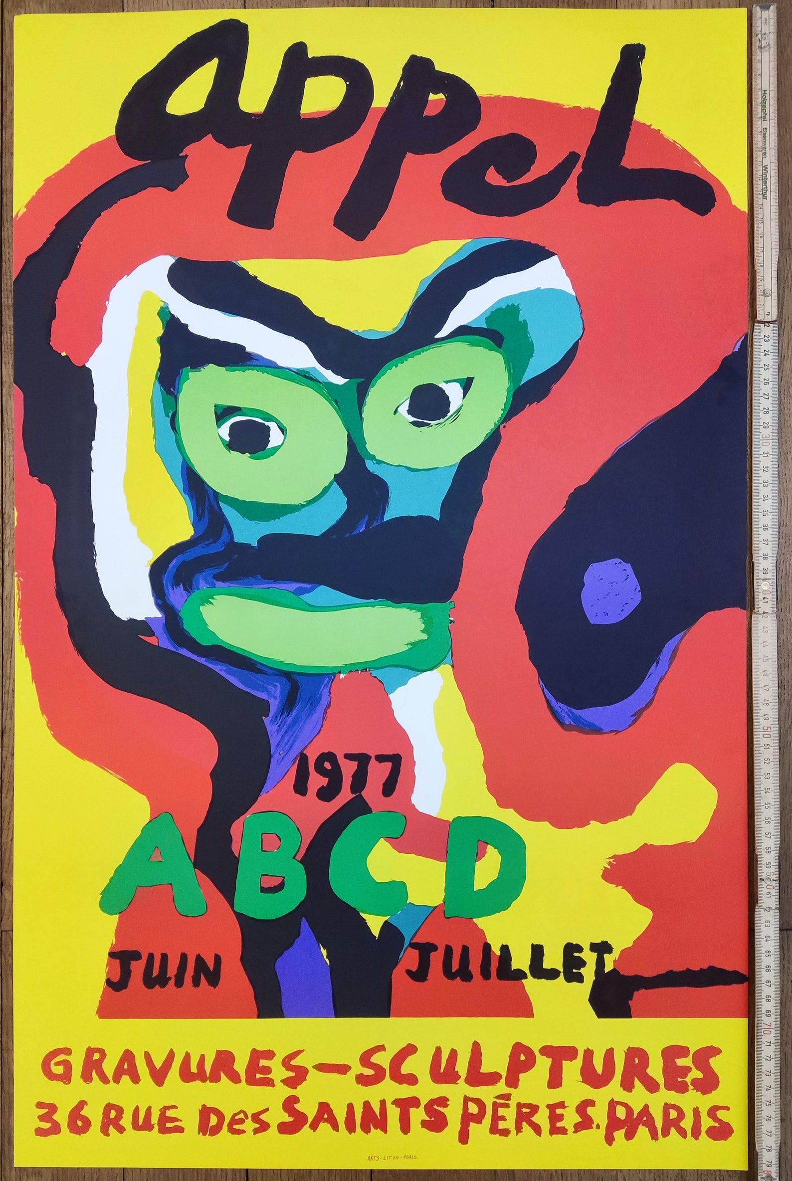 Karel Appel Original Art Exhibition Poster - Etsy