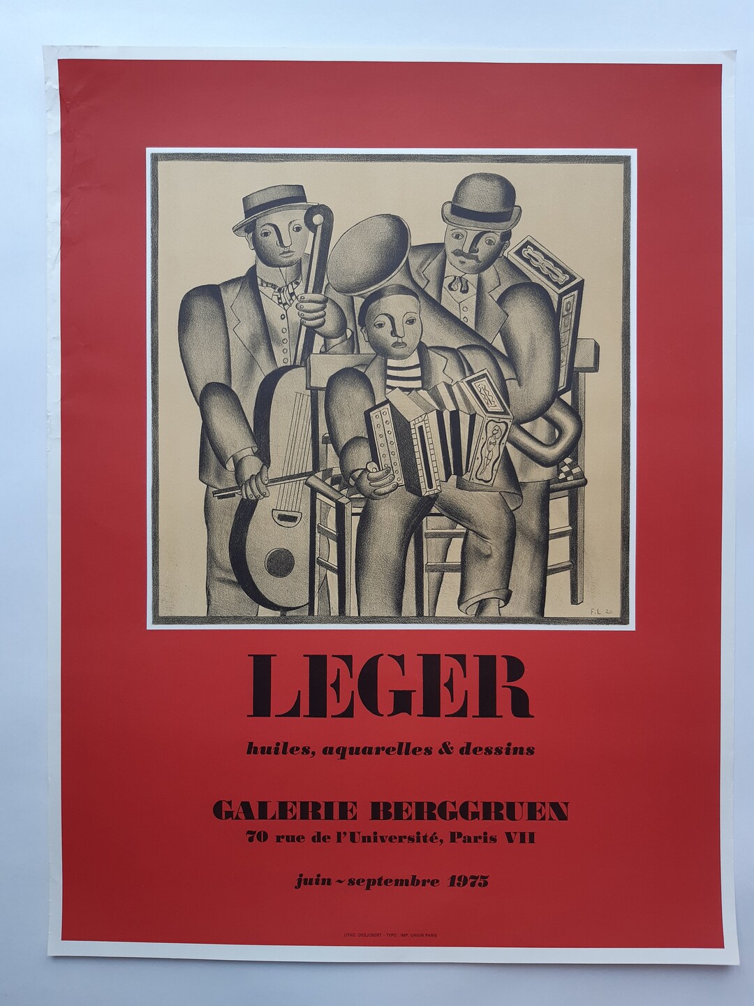 Fernand Léger Original Art Poster - Etsy
