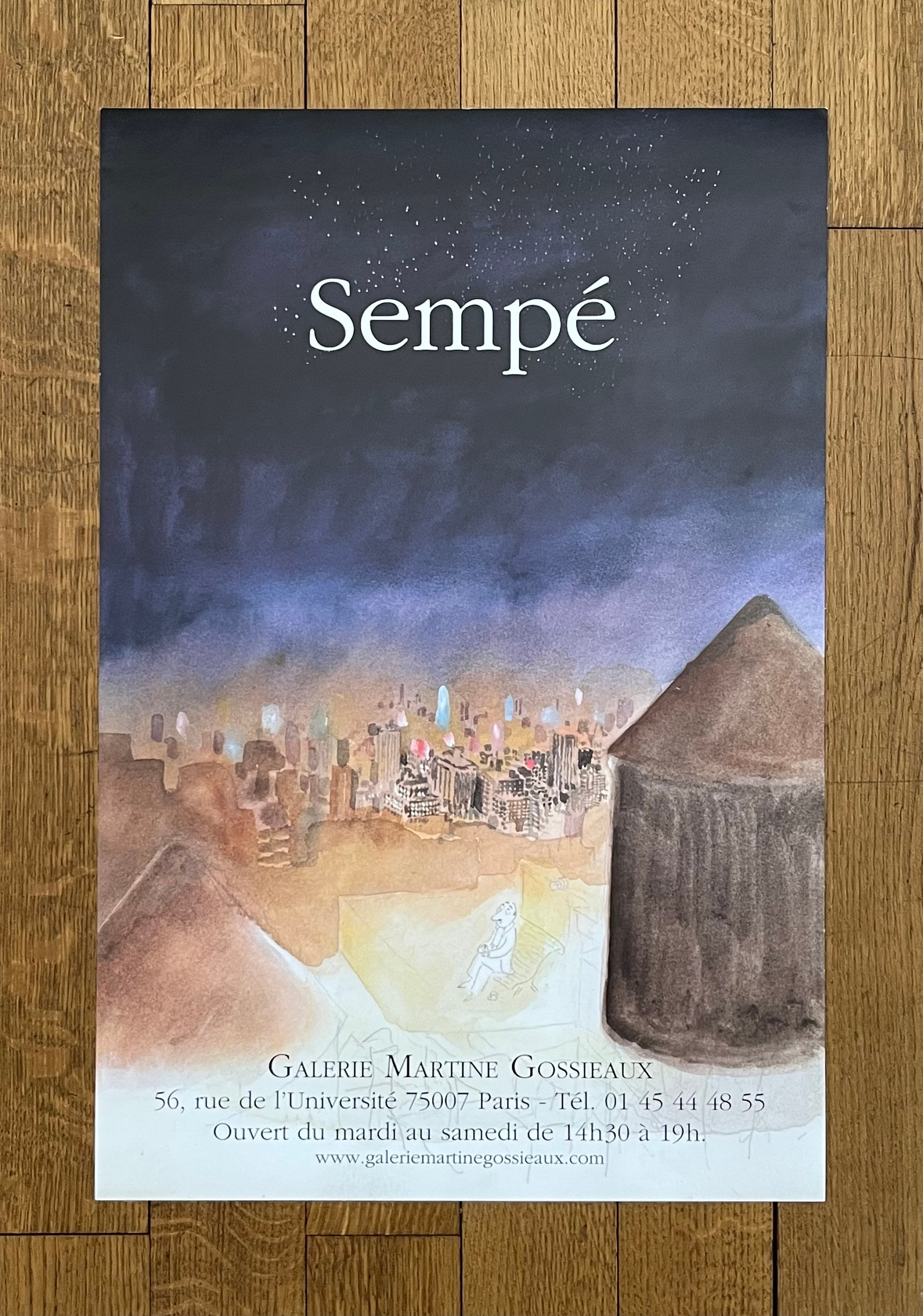 Sempé Original Exhibition Poster - Etsy