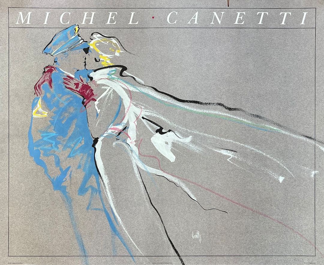 Michel Canetti Original Art Poster - 31.5"×25.6" (80×65cm) - Etsy