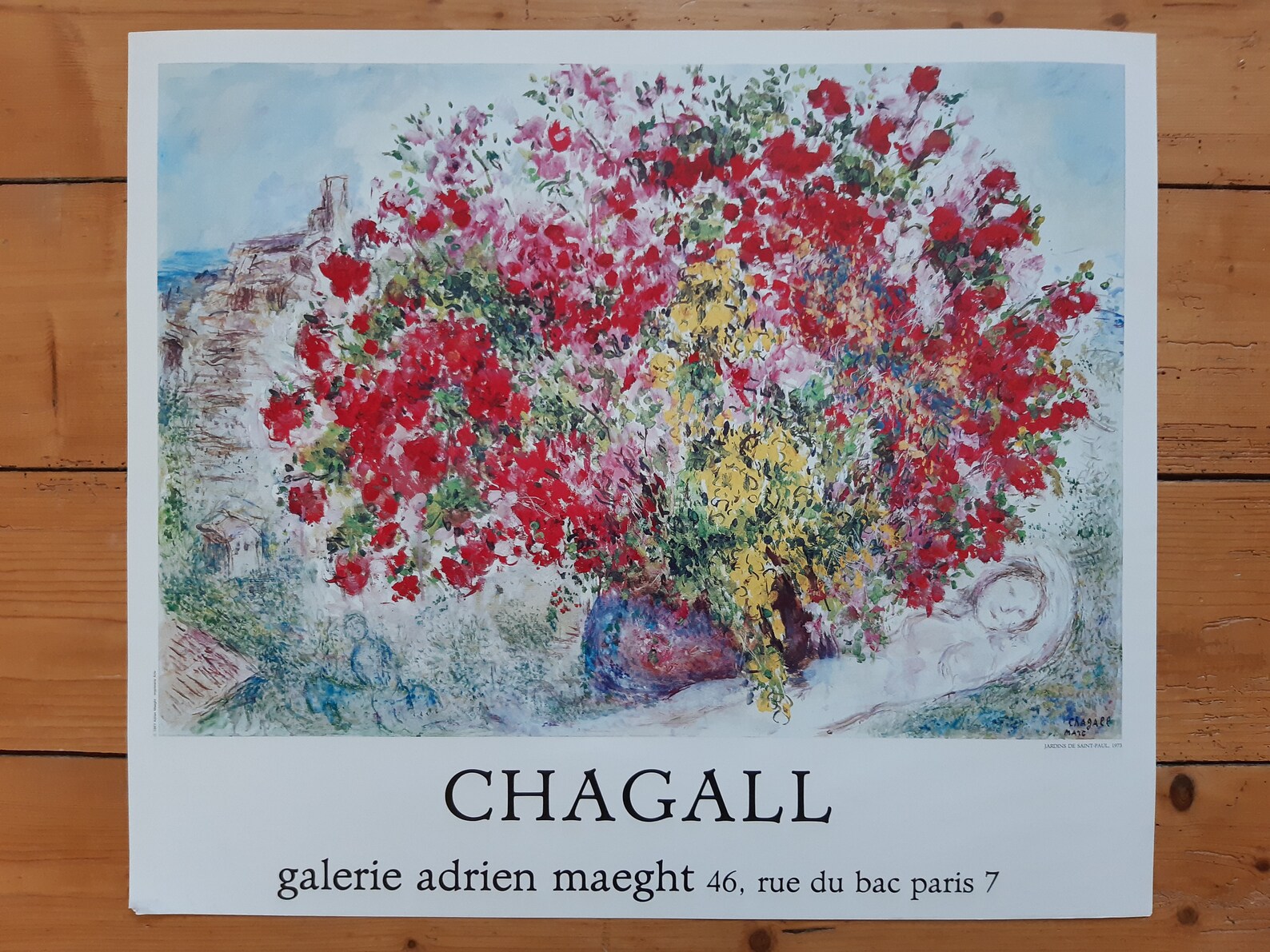Marc Chagall Original Art Poster - Etsy