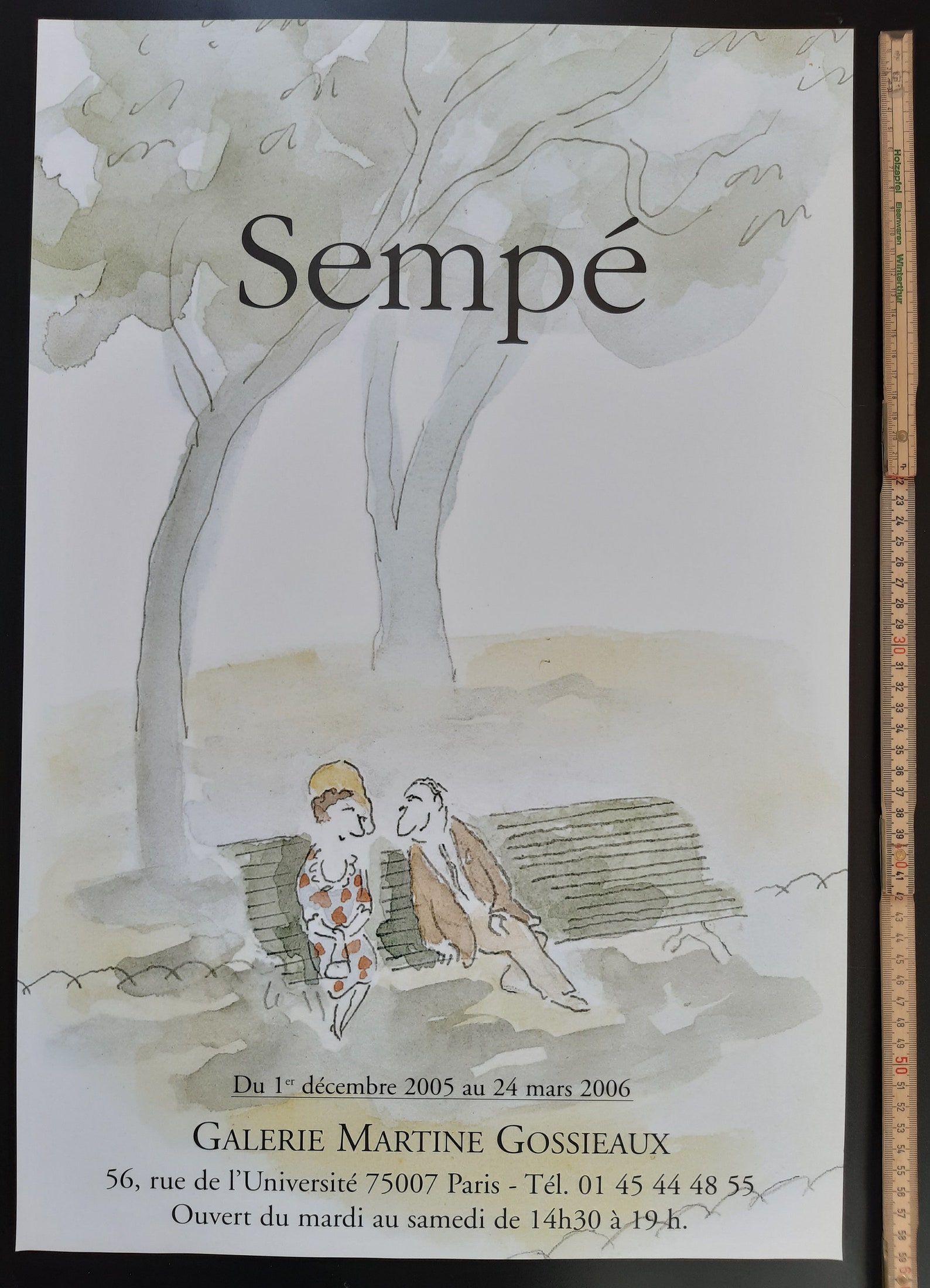 Sempé Original Exhibition Poster - Etsy