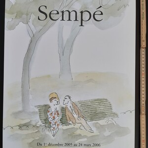 Sempé Original Exhibition Poster - Etsy