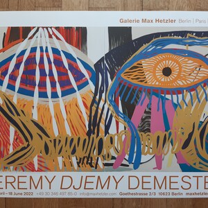 Jeremy Demester Art Exhibition Poster - 33.1"×23.4" (84×59.4cm) - Etsy