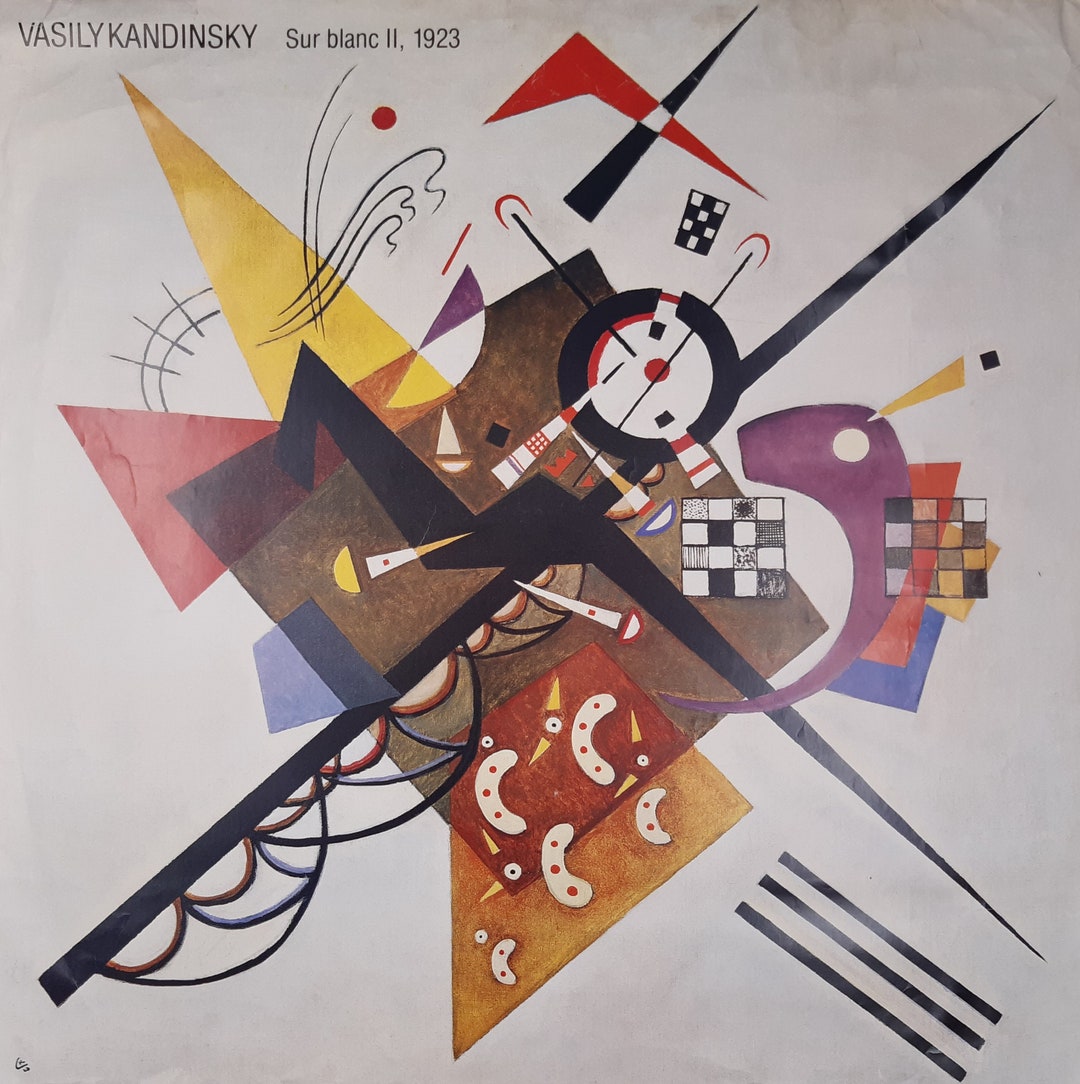 Wassily Kandinsky Large Vintage Art Print - 35.4"×35.4" (90×90cm) - Etsy