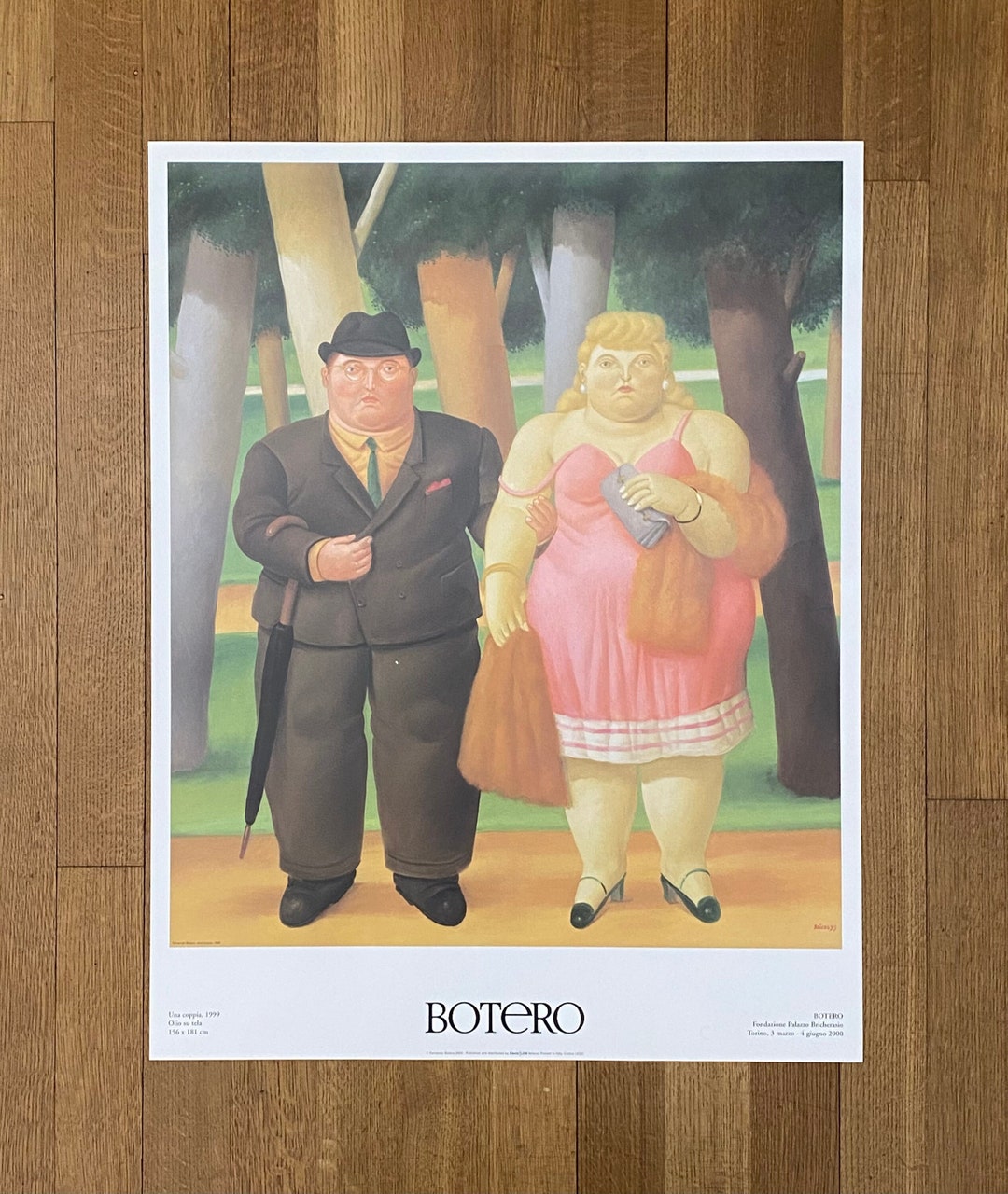 Fernando Botero Original Art Poster - 27.6"×35.2" (70×89.5cm) - Etsy