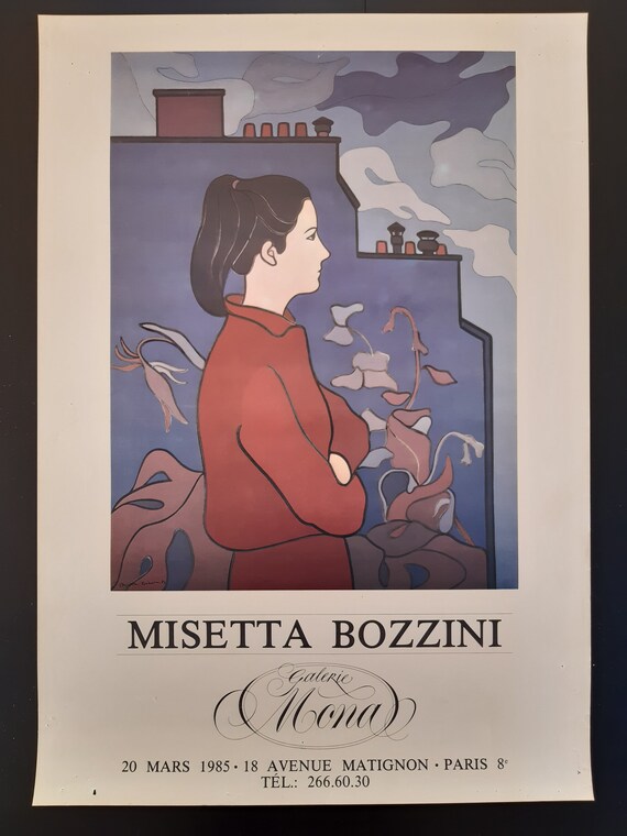 Misetta Bozzini Original Art Exhibition Poster | Etsy
