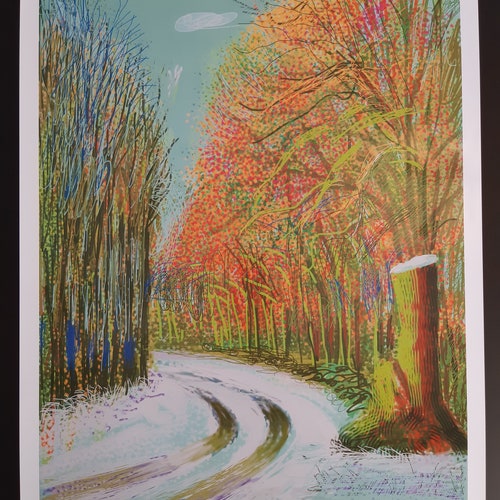 DAVID HOCKNEY 'the Arrival of Spring' Original - Etsy UK