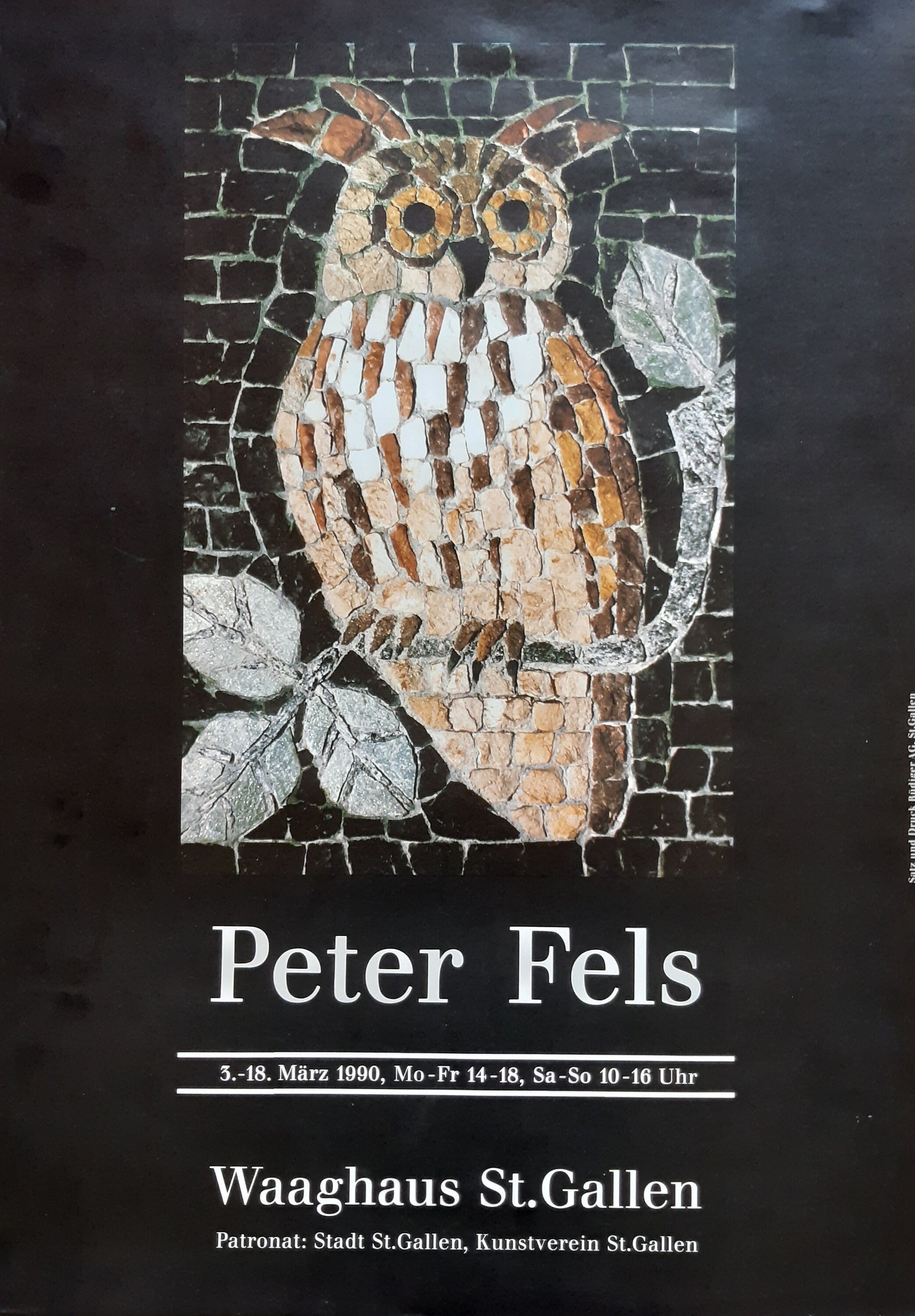 Peter Fels Original Art Exhibition Poster - Etsy