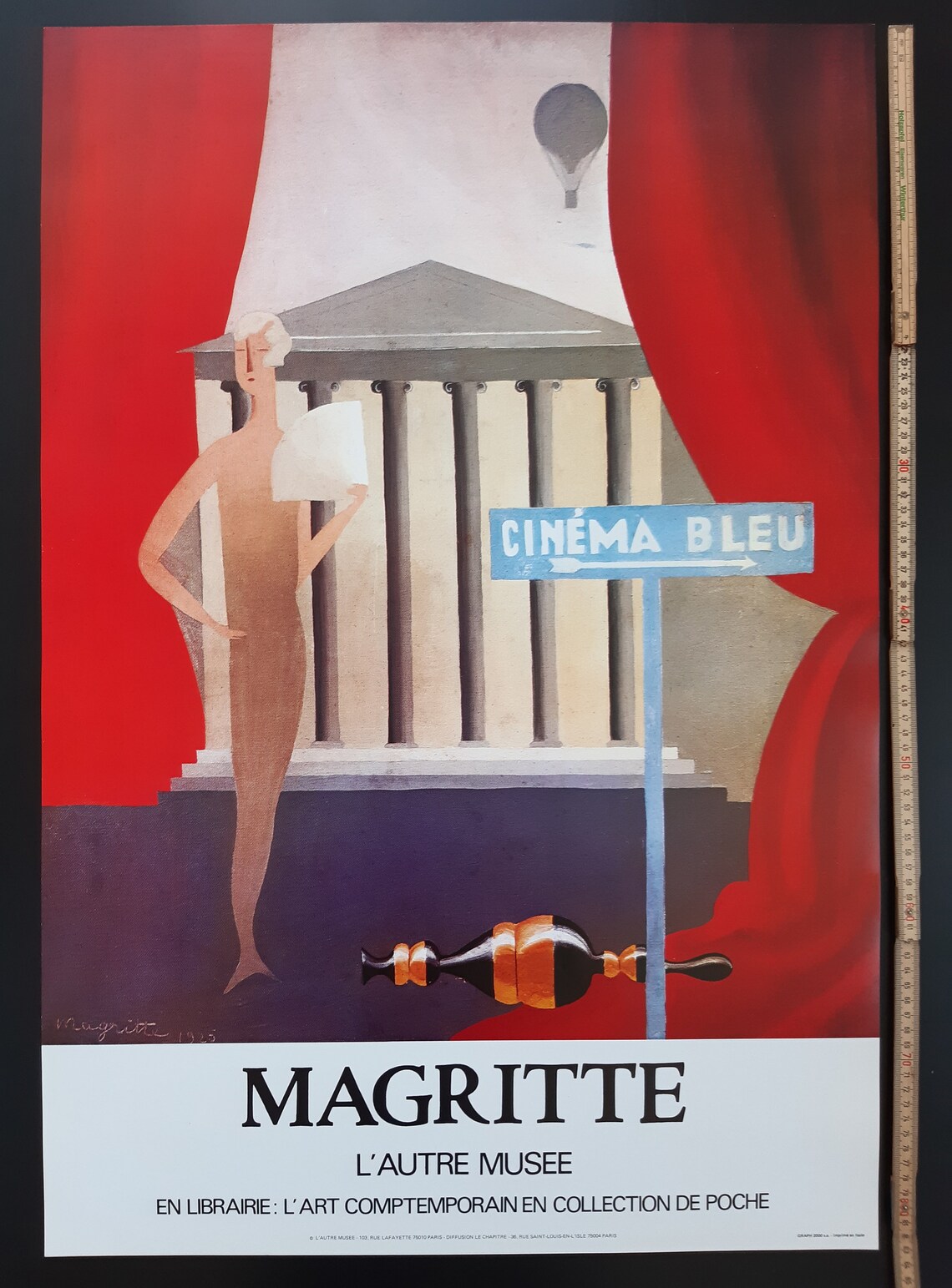 Rene Magritte original art poster | Etsy