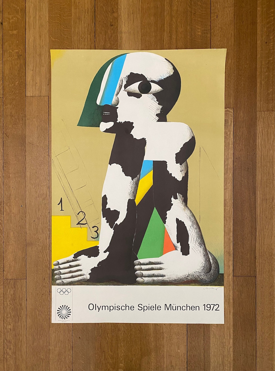 Horst Antes Original Art Poster - Etsy