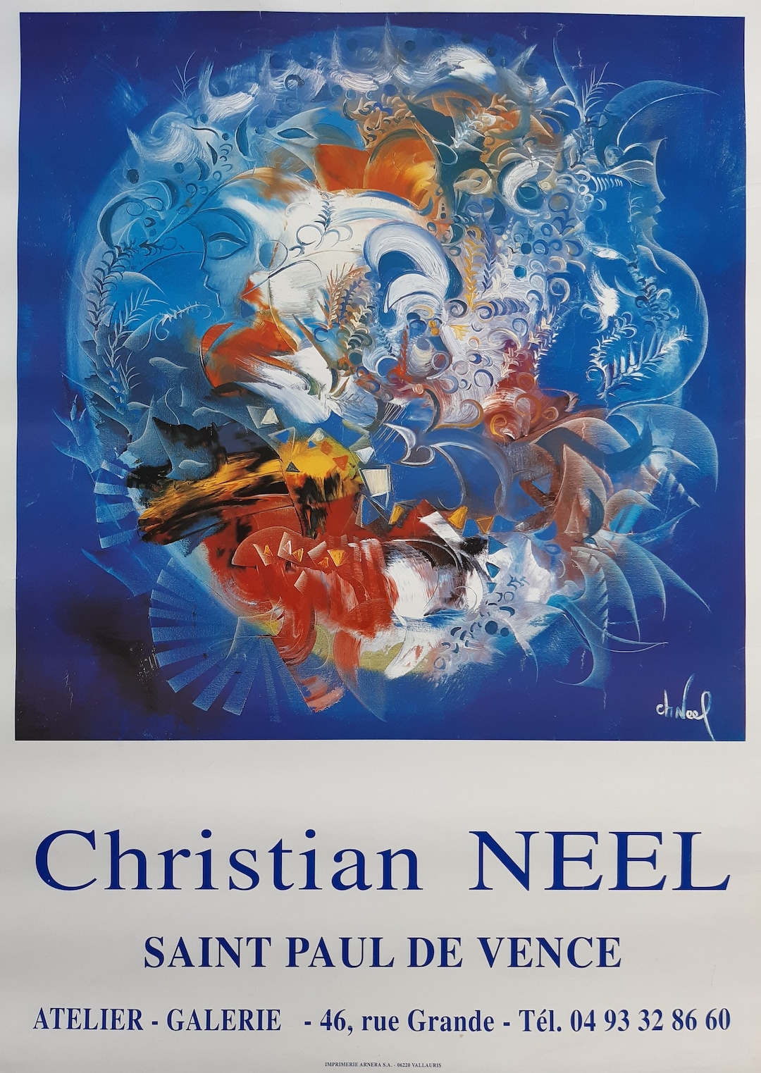 Christian Neel Art Exhibition Poster - 19.7"×27.6" (50×70cm) - Etsy
