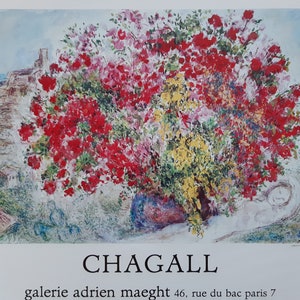 Marc Chagall Original Art Poster - Etsy