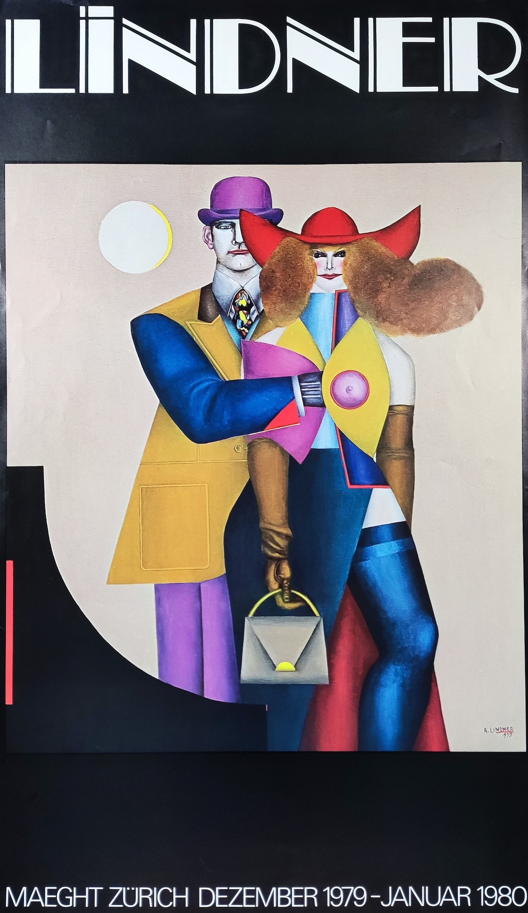 Richard Lindner Original Art Print - 16.7"×28.7" (42.5×73cm) - Etsy